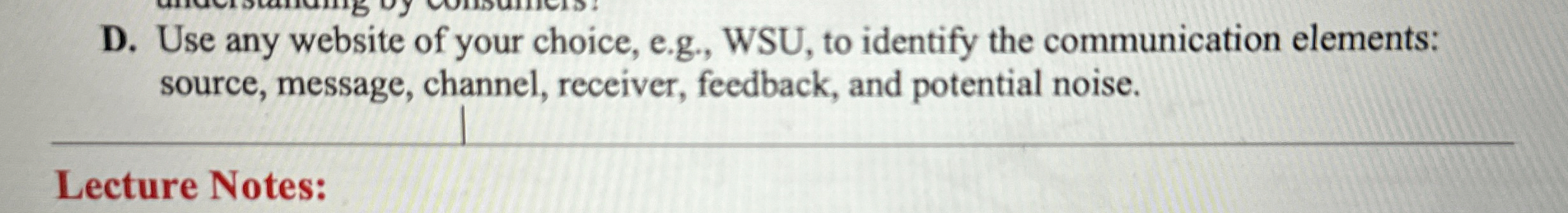 Solved D. ﻿Use any website of your choice, e.g.Nike, to | Chegg.com