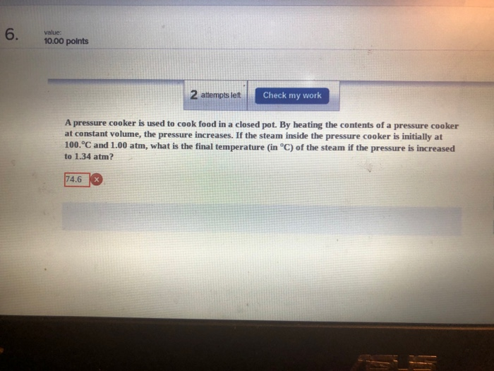 Solved 6. value 10.00 points 2 attempts left Check my work A | Chegg.com