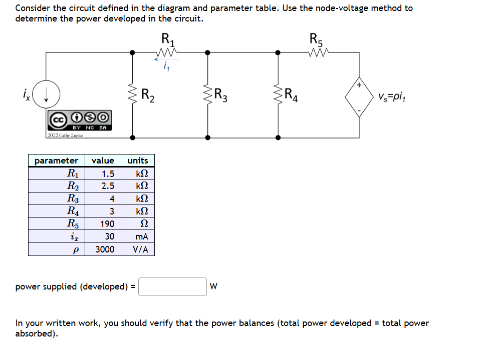 Solved Consider the circuit defined in the diagram and | Chegg.com