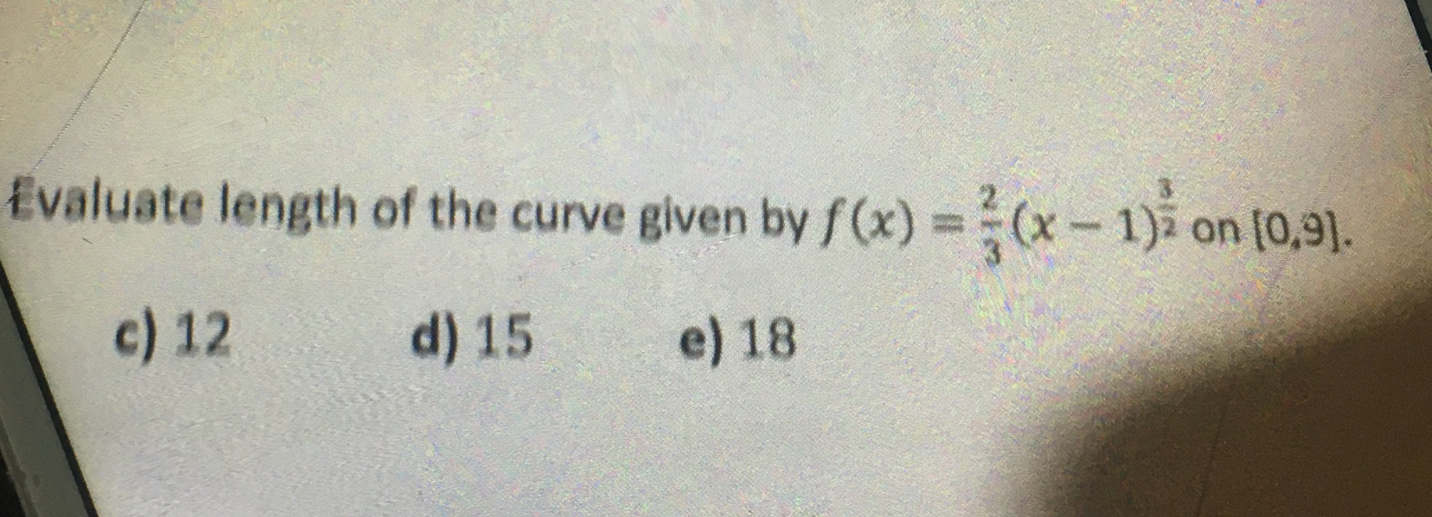 Solved Evaluate length of the curve given by f(x)=23(x-1)32 | Chegg.com