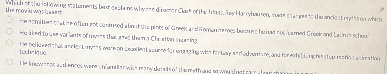 Solved Which of the following statements best explains why | Chegg.com