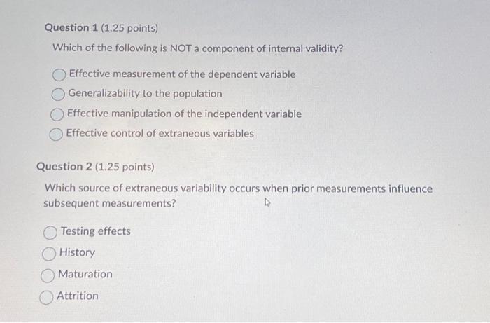 Solved Which source of extraneous variability refers to | Chegg.com