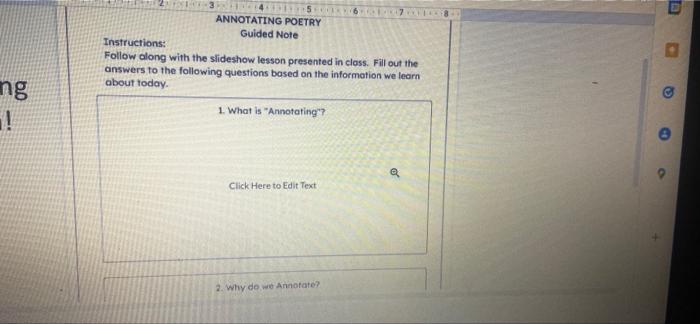 ng ! 21-314 7 ANNOTATING POETRY Guided Note | Chegg.com