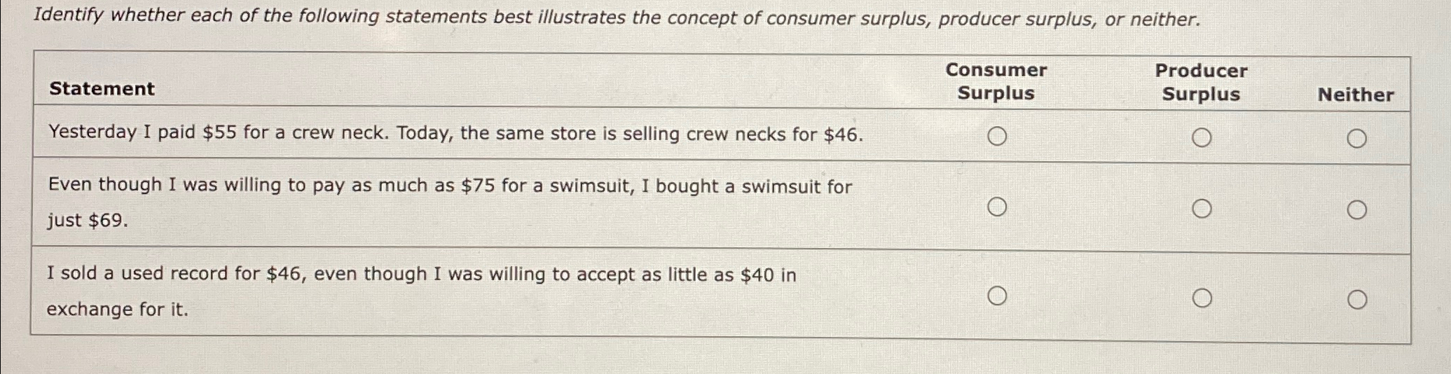 Solved Identify whether each of the following statements | Chegg.com