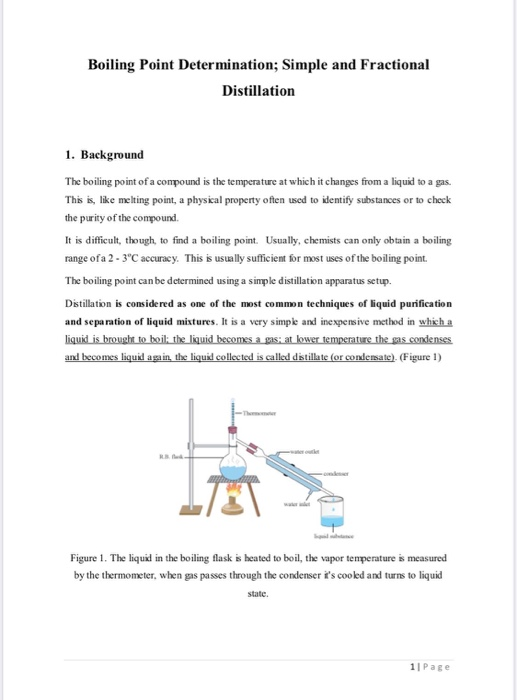 Solved 1. [15 points) Calculation Recorded distillation | Chegg.com