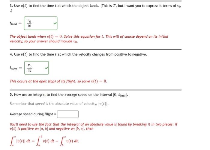Solved An object is tossed into the air vertically from | Chegg.com