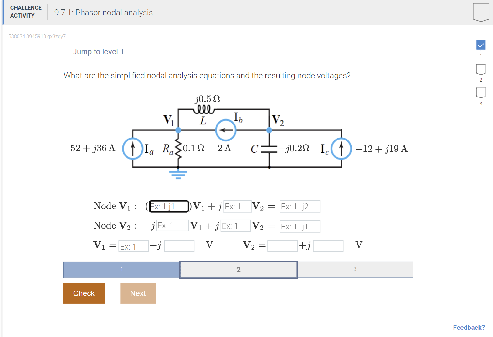 Solved What are the simplified nodal analysis equations and | Chegg.com