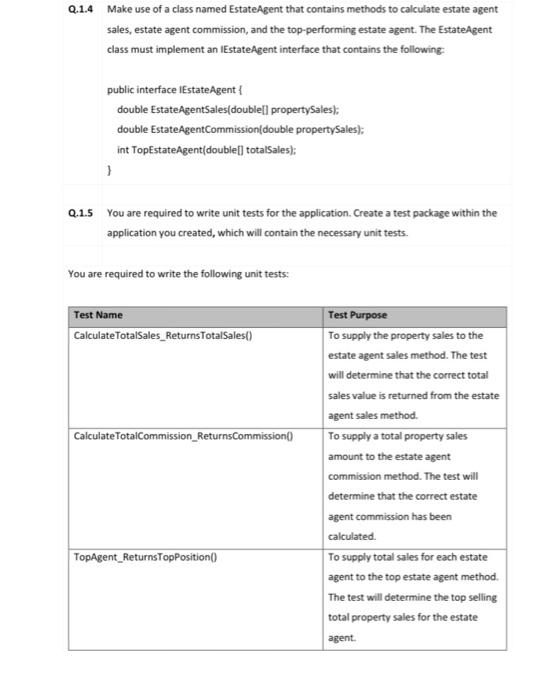 Solved Question 1 (Marks: 50) Develop a Java application and | Chegg.com