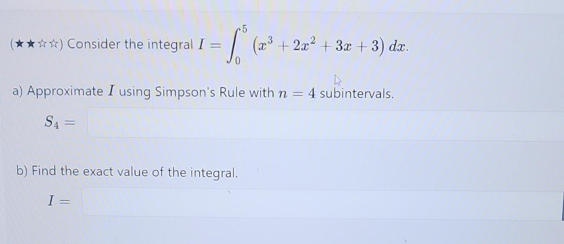 Solved (******darr) ﻿Consider the integral | Chegg.com