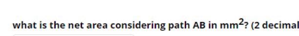 Solved 2. Determine the critical net area of the 14 mm thick | Chegg.com