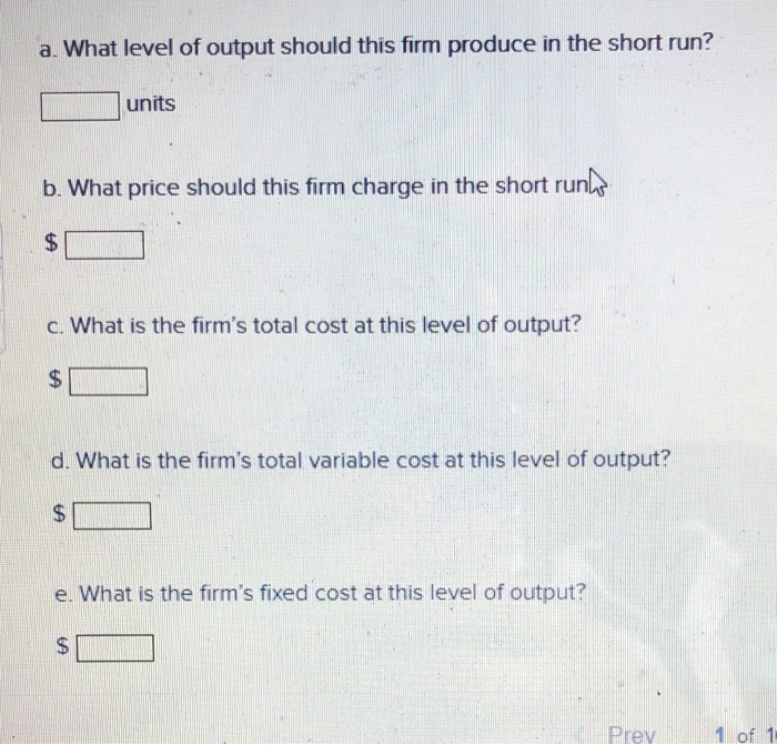 Solved The graph below summarizes the demand and costs for a | Chegg.com