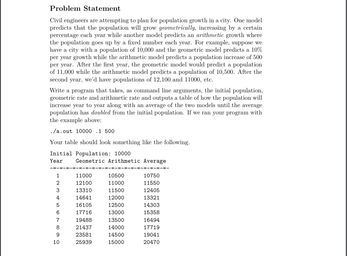 Solved Complete The Following In C Coding Language Civil