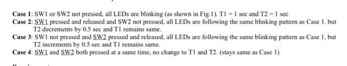 Solved write verilog program using 4 LEDs and 2 switches | Chegg.com