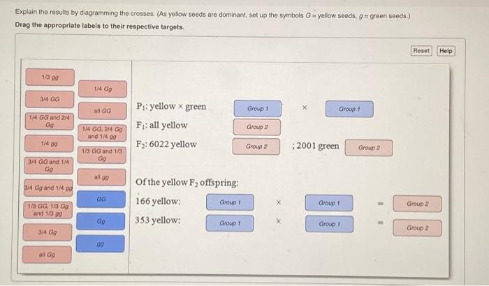 Solved Explain the results by diagramming the crosses. (As | Chegg.com