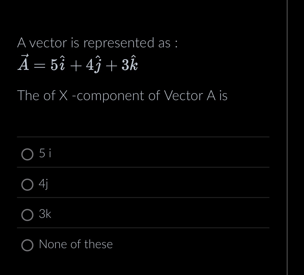 Solved A vector is represented | Chegg.com