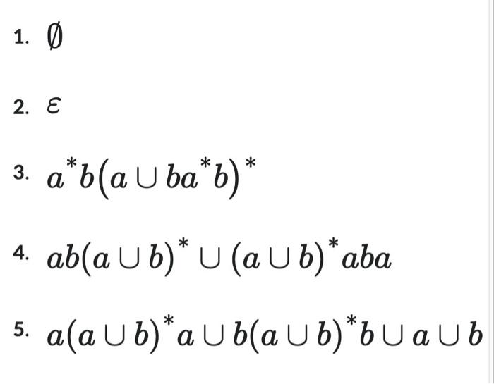 Solved Match the following languages over the alphabet | Chegg.com