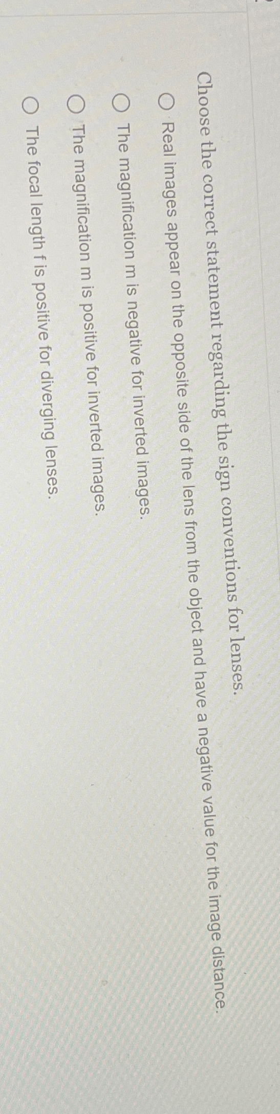 Solved Choose the correct statement regarding the sign | Chegg.com