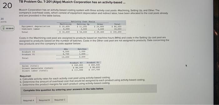 Solved COTB MC Qu, 1.92 (Static) Assume (1) the direct labor | Chegg.com