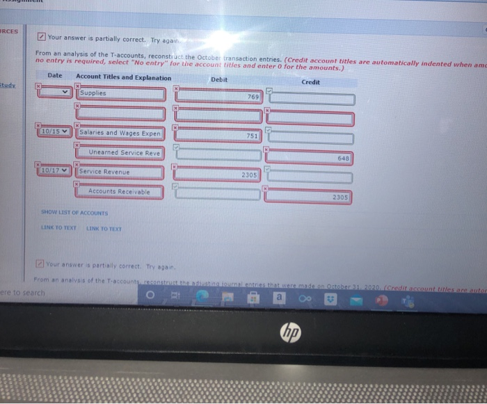Solved Open Assignment ESOURCES C by Study 751 Exercise 3-09 | Chegg.com