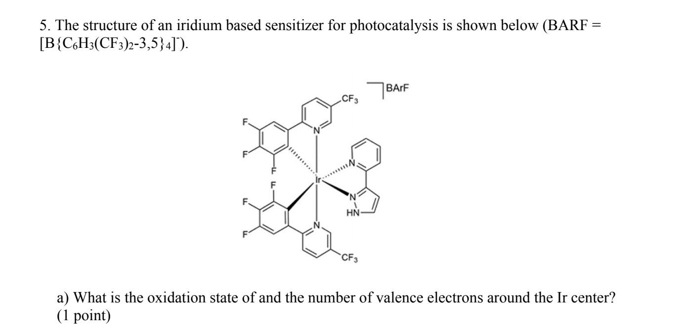 Solved 1. The structure of the hexafluoromanganate(3-) ion | Chegg.com