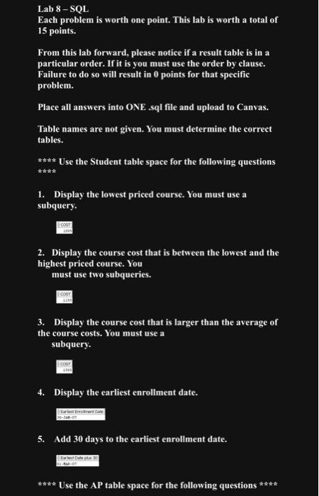 Solved 8. Using a NATURAL JOIN, join the tables Regions and | Chegg.com