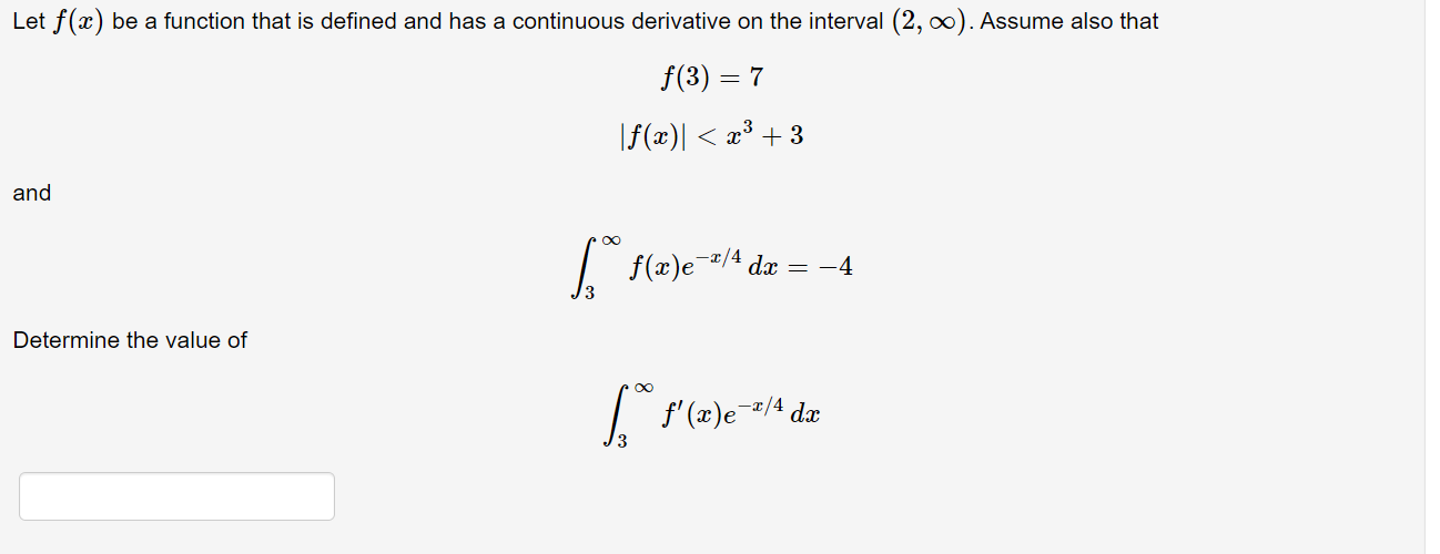 Solved Let f(x) ﻿be a function that is defined and has a | Chegg.com