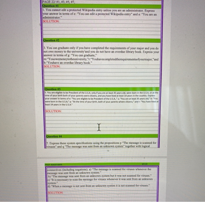 Solved PAGE 22 91 3 5 77 ion 1 1 You Cannot Edit Chegg