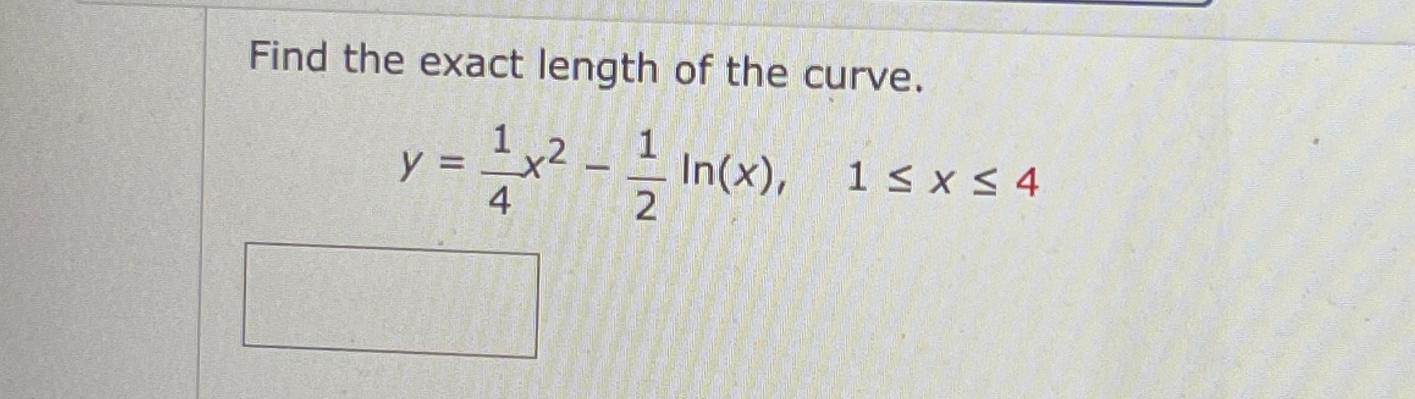 Solved Find the exact length of the | Chegg.com