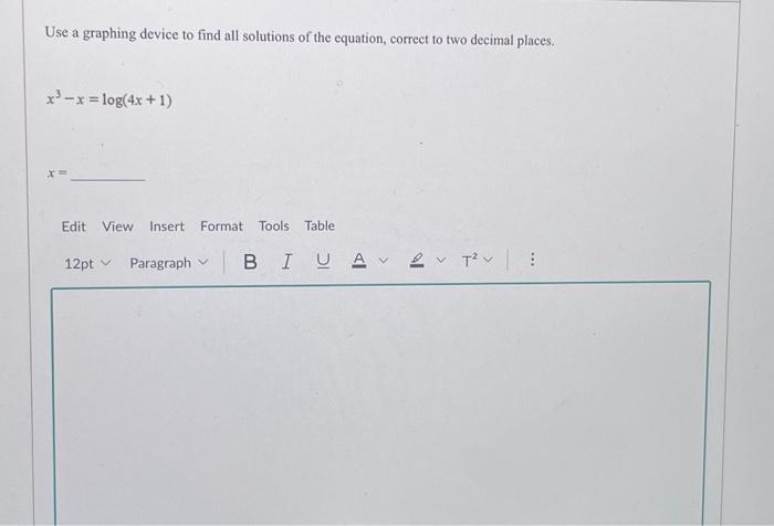 Solved Use a graphing device to find all solutions of the | Chegg.com