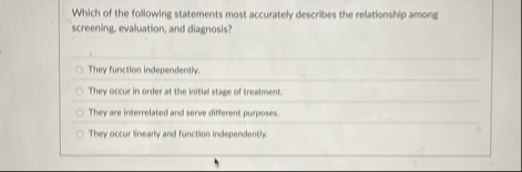 Solved Which of the following statements most accurately | Chegg.com