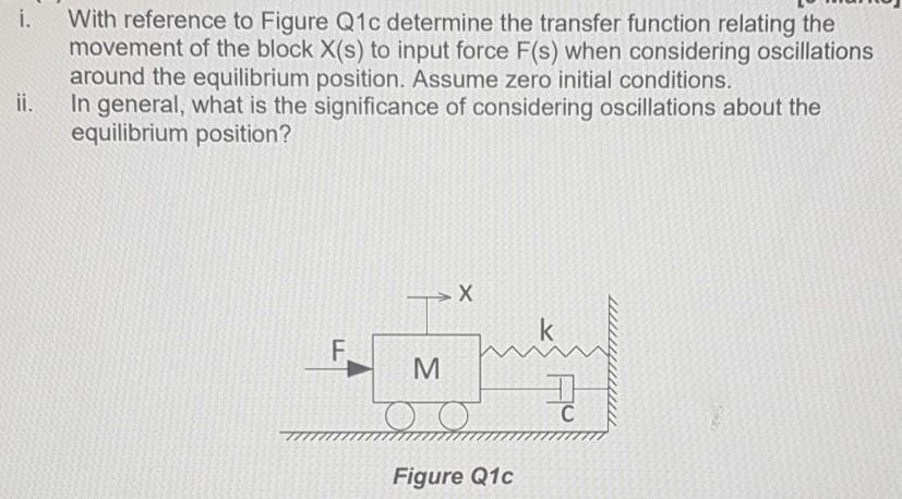 Solved i. With reference to Figure Q1c determine the | Chegg.com