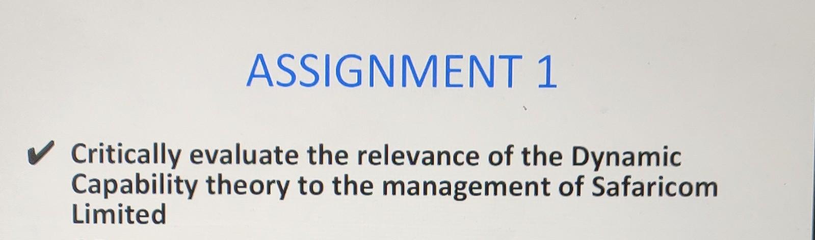 Solved Critically evaluate the relevance of the Dynamic | Chegg.com Solved Critically evaluate the relevance of the Dynamic | Chegg.com