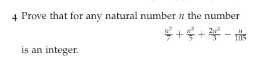Solved 4 Prove that for any natural number n the number | Chegg.com