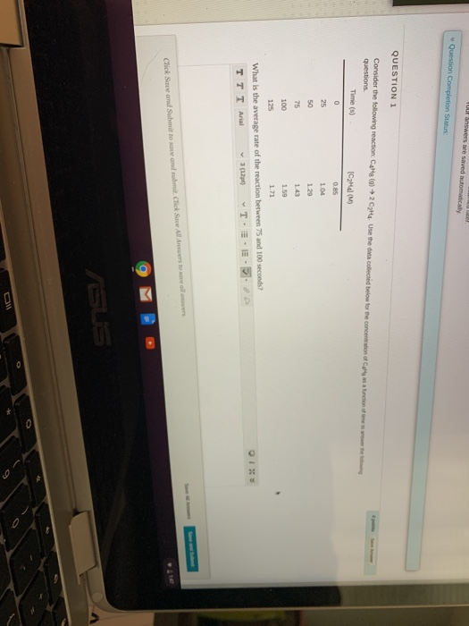 Solved 10 howers are saved automatically Question Completion | Chegg.com