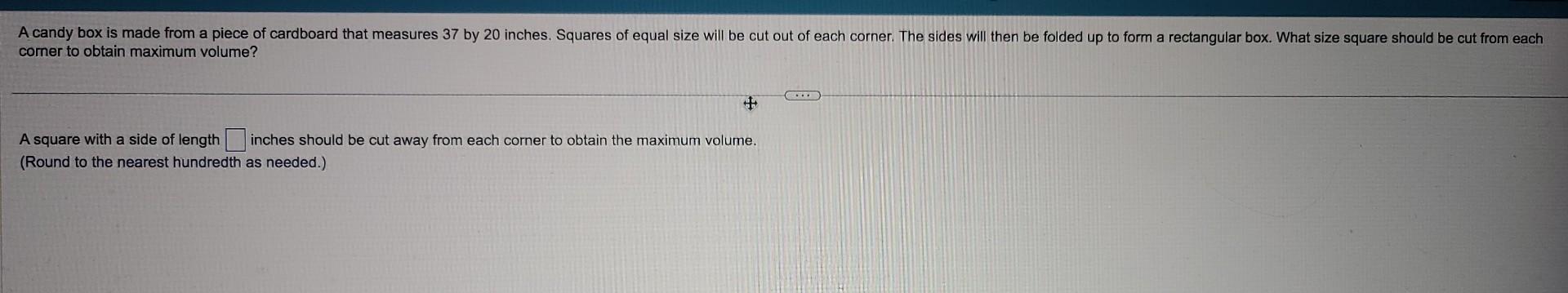 Solved The dimensions of the tank with minimum surface area | Chegg.com