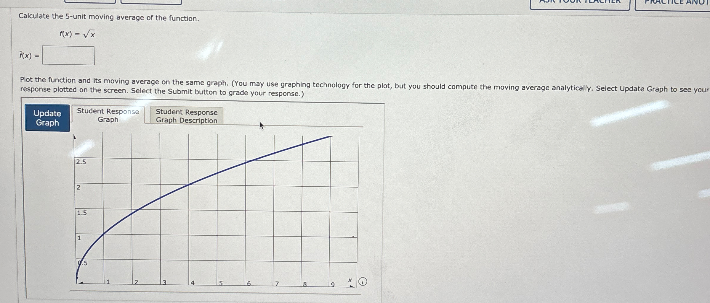 Solved Calculate the 5 -unit moving average of the | Chegg.com
