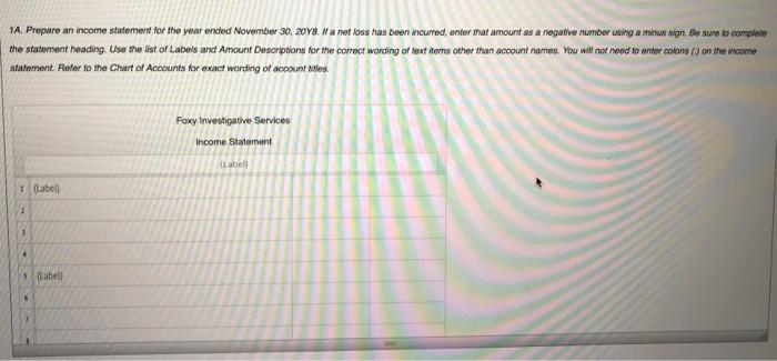 Solved Foxy lrvestigative Services is an investigative | Chegg.com