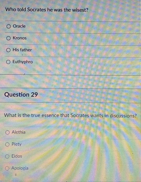 Who Told Socrates He Was The Wisest Oracle Kronos