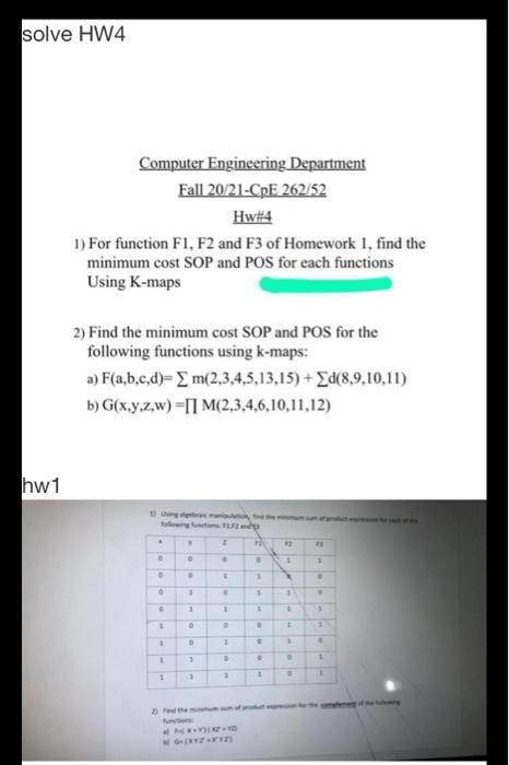 Solved solve q1,2 from HW4 i have the solution , i need the | Chegg.com