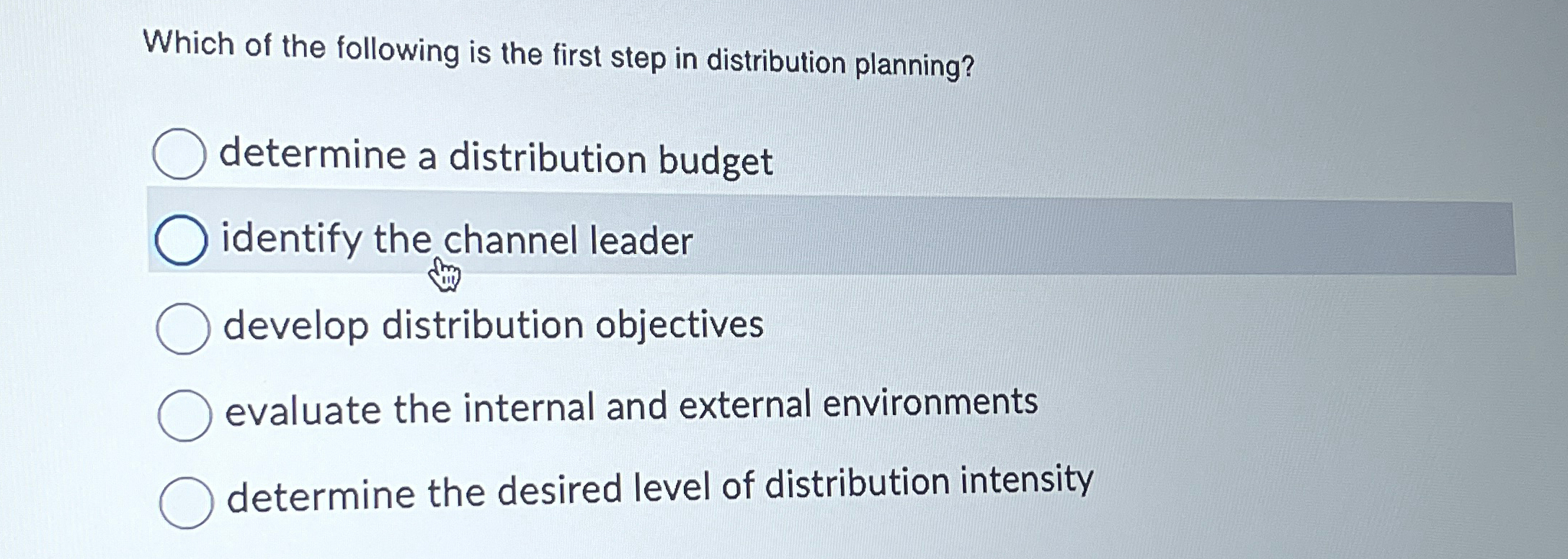 Solved Which of the following is the first step in | Chegg.com