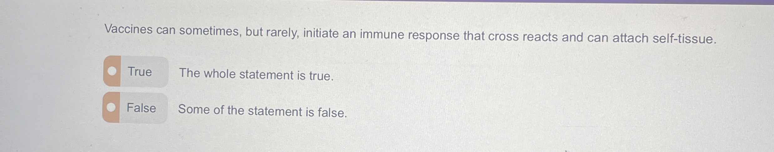Solved Vaccines can sometimes, but rarely, initiate an | Chegg.com