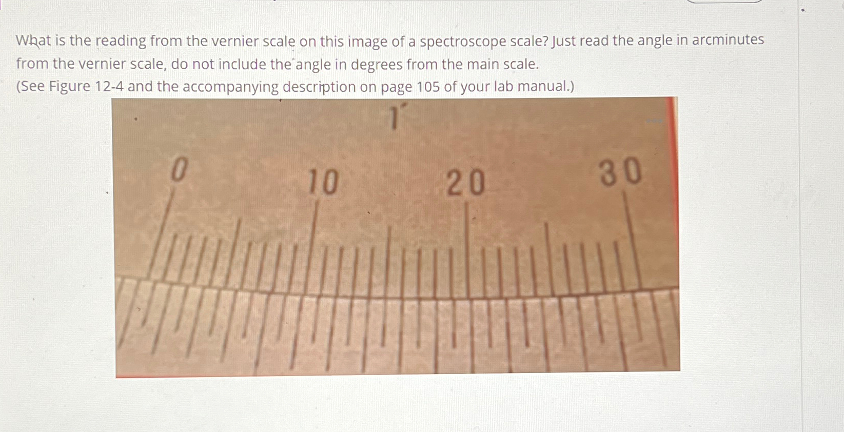 What is the reading from the vernier scale on this | Chegg.com