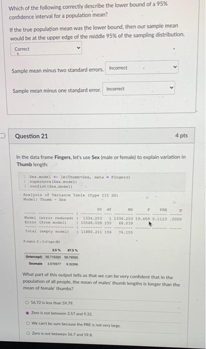 Solved Which of the following correctly describe the lower | Chegg.com