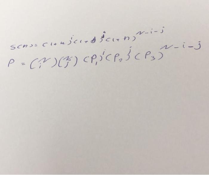Solved Example: 3 The distribution of S(n) as given n=2 p= q | Chegg.com