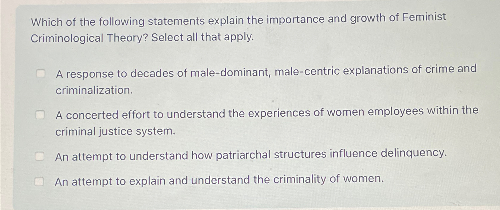 Solved Which of the following statements explain the | Chegg.com