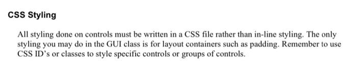Solved I Need Help Coding This In Java Using Only Javafx