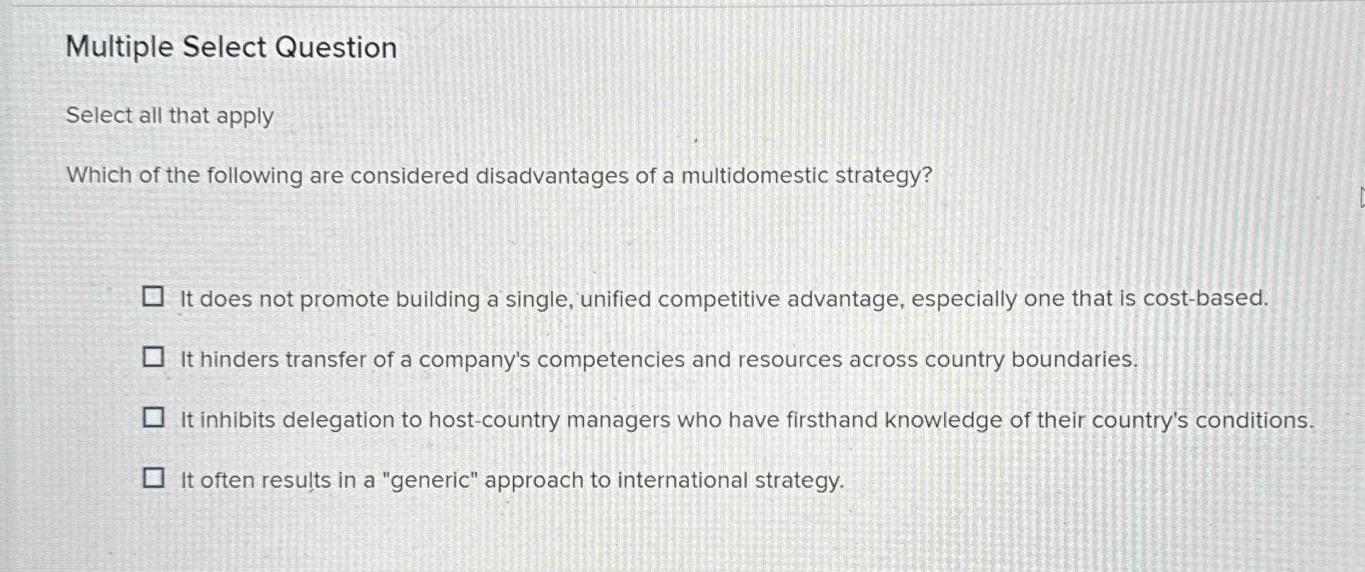 Solved Multiple Select QuestionSelect all that applyWhich of | Chegg.com