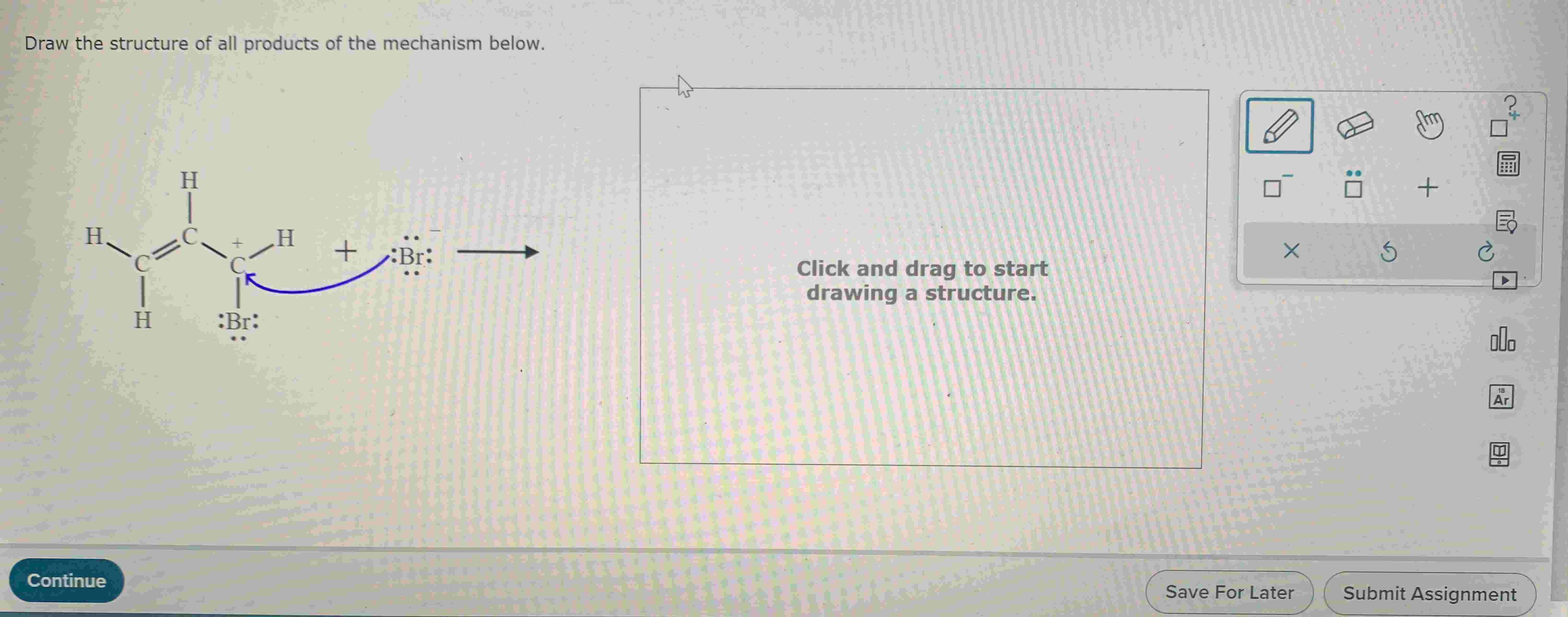 Solved Draw the structure of all products of the mechanism | Chegg.com