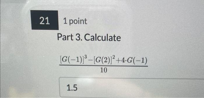 Solved Now, find your answers to all of the "Part 3 ' | Chegg.com