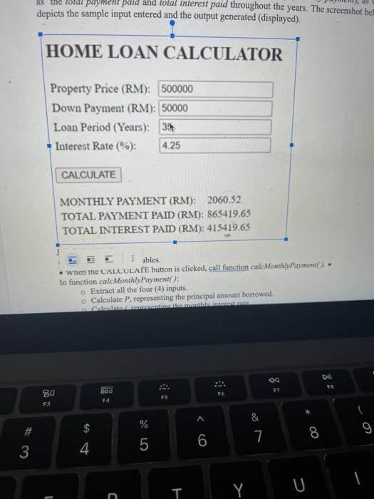 Solved Write The Complete Html5 And Javascript Codes